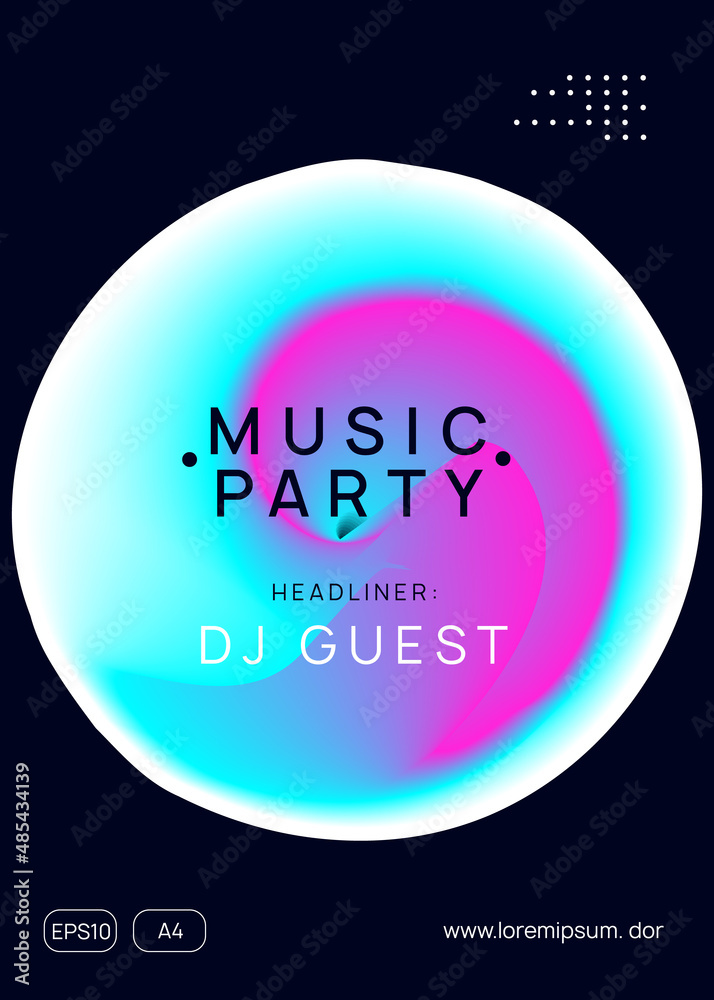 Club Party. Fun Art For Cover. Geometric Background For Magazine ...