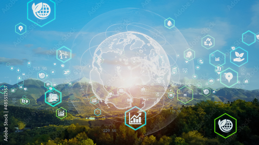 Environmental technology concept. Sustainable development goals. SDGs ...