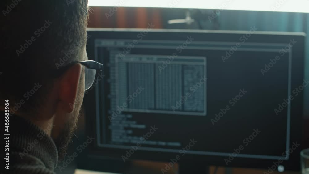 Hacker Successfully Attack Global Infrastructure Servers Display Showing Stages Of Hacking In