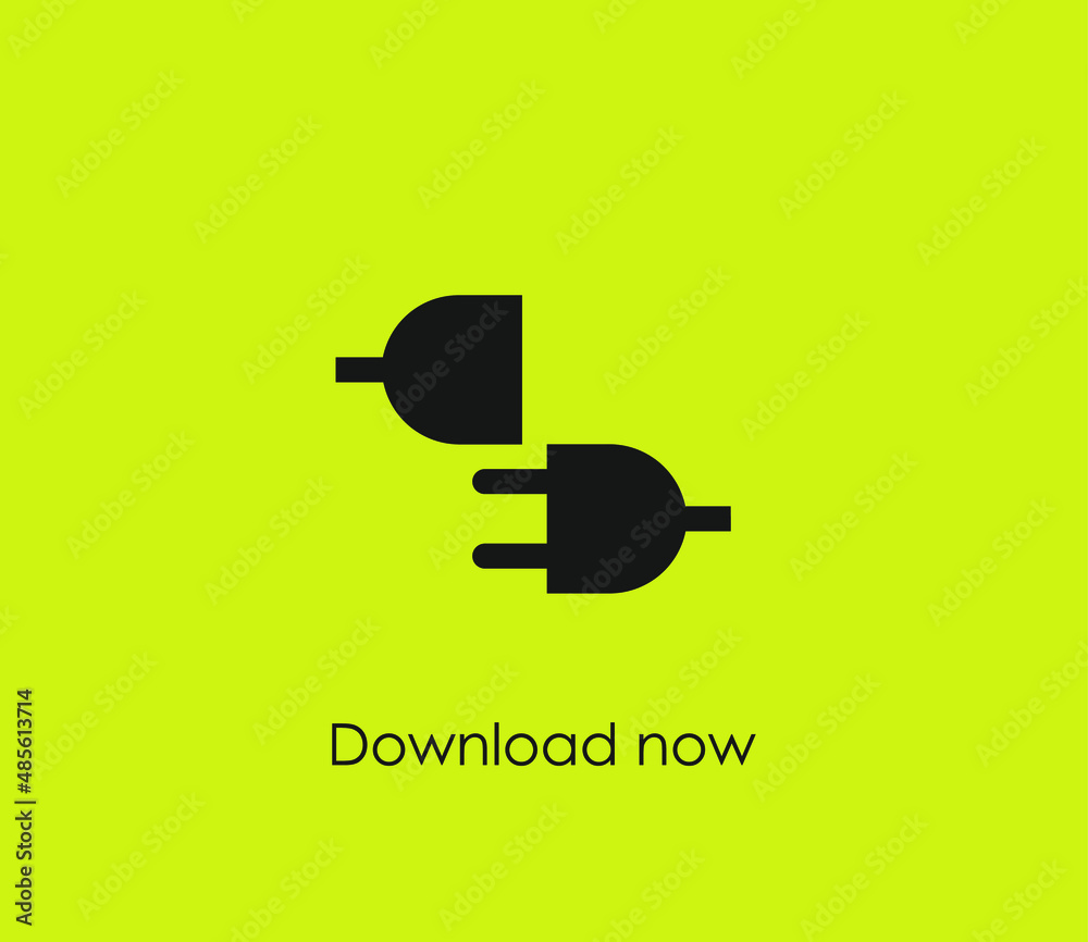 Socket vector icon. Editable stroke. Symbol in Line Art Style for ...