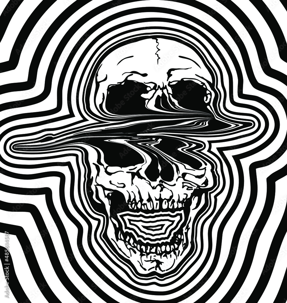 Trippy Outline Design