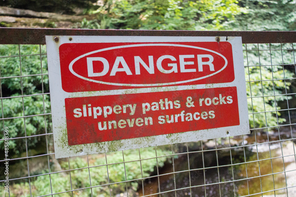 beware of sign Stock Photo | Adobe Stock