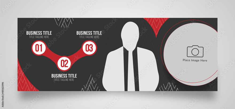 service business ad banner or facebook cover page template with service ...