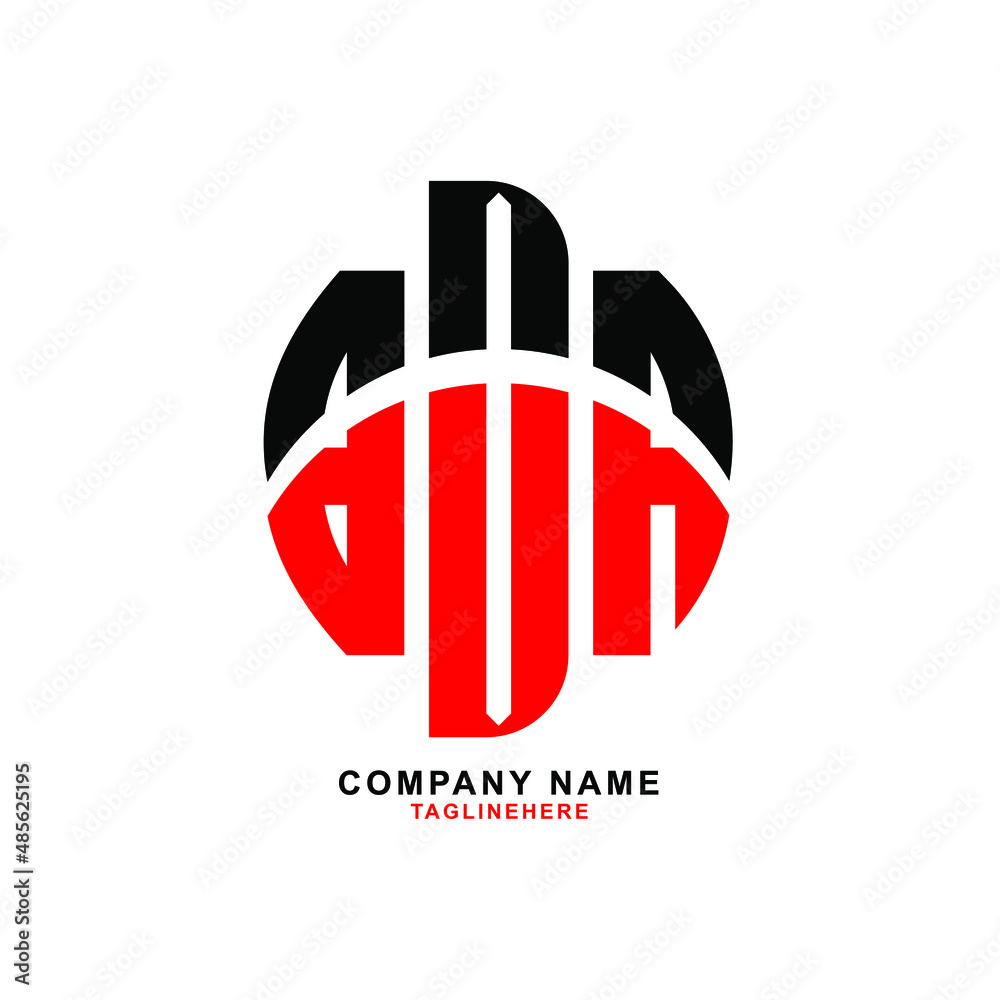 BDA letter design. BDA letter logo design with white background. BDA ...