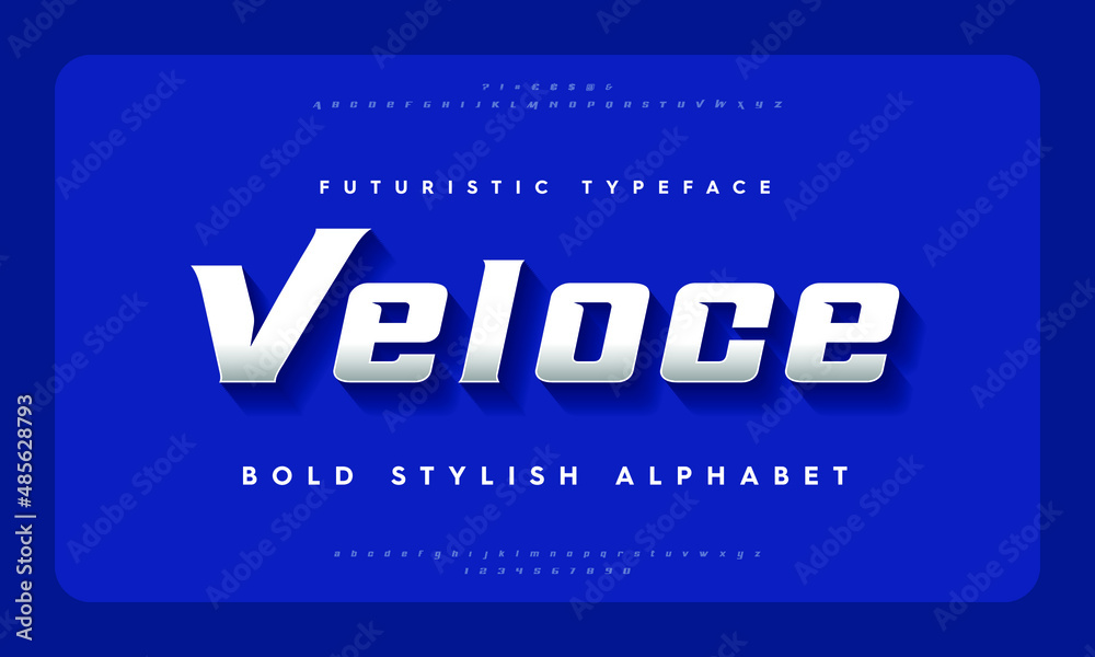 Typography display font alphabet. Modern fonts vector illustration ...