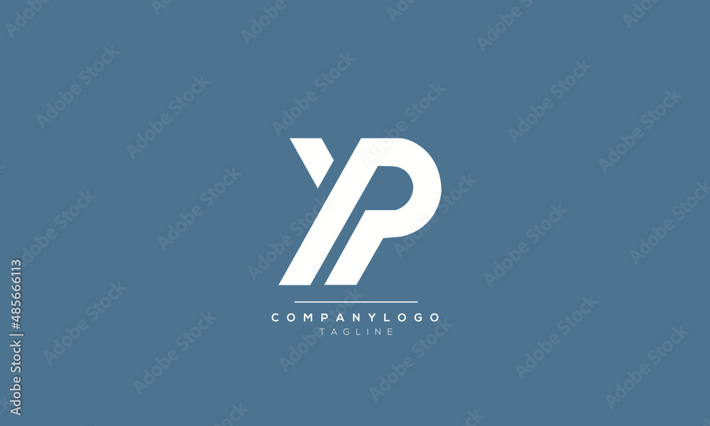 Alphabet letters Initials Monogram logo YP, YP INITIAL, YP letter Stock ...