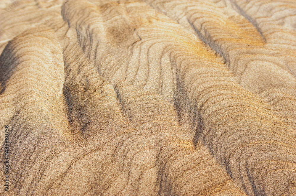 Sand Patterns at Wharariki Beach, Golden Bay, South Island, New Zealand ...