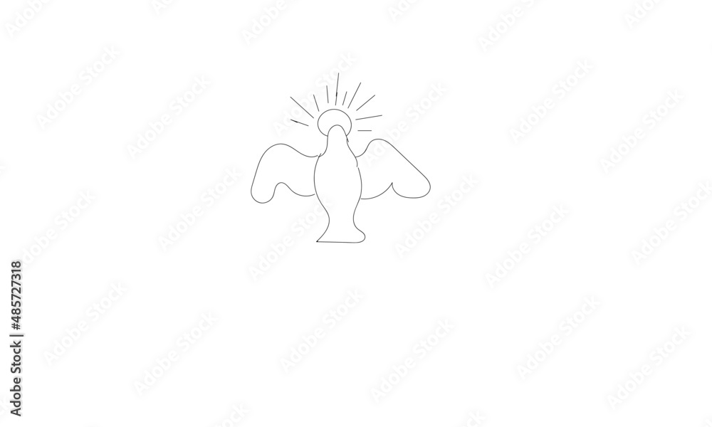 Holy Spirit vector designs for greetings, banner, cards, t-shirts Stock ...