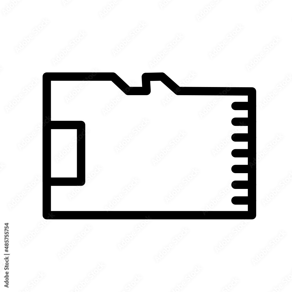 Memory Card Icons Stock Vector | Adobe Stock