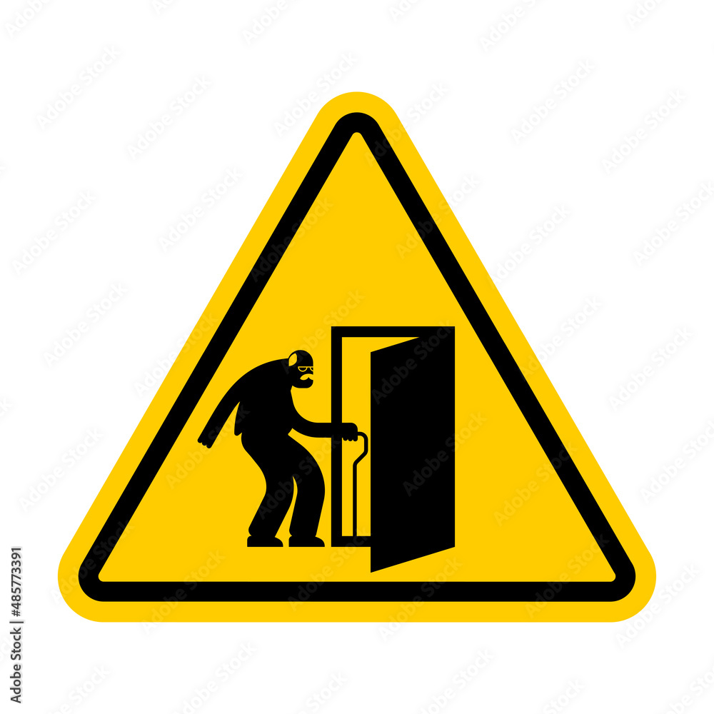 Attention ageism. Warning yellow road sign. Caution Age Discrimination ...