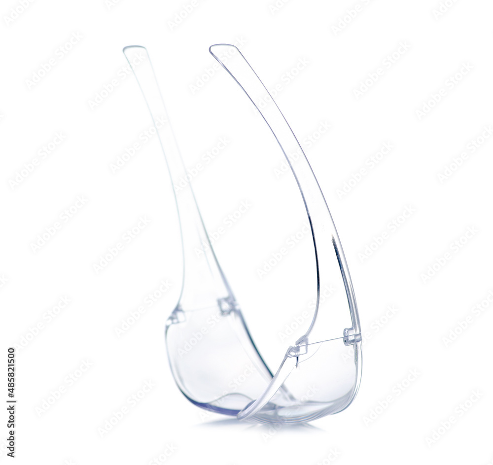 Construction safety goggles on white background isolation Stock Photo ...