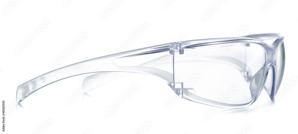 Construction safety goggles on white background isolation Stock Photo ...