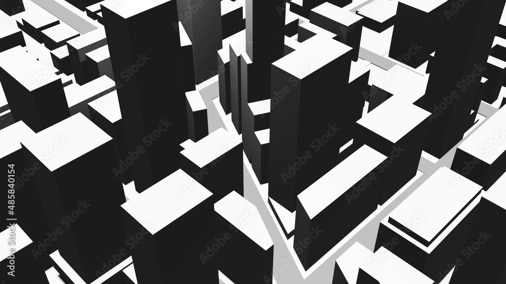 City planning ,urban planning, development, design concept image. 3d ...