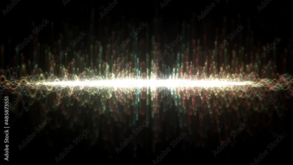 Abstract Slow Motion Shockwave Explosion Background/ 4k animation of an ...