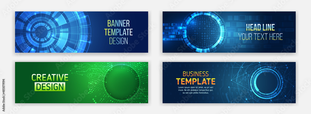 Cyber security for business and internet projects. Abstract web design ...