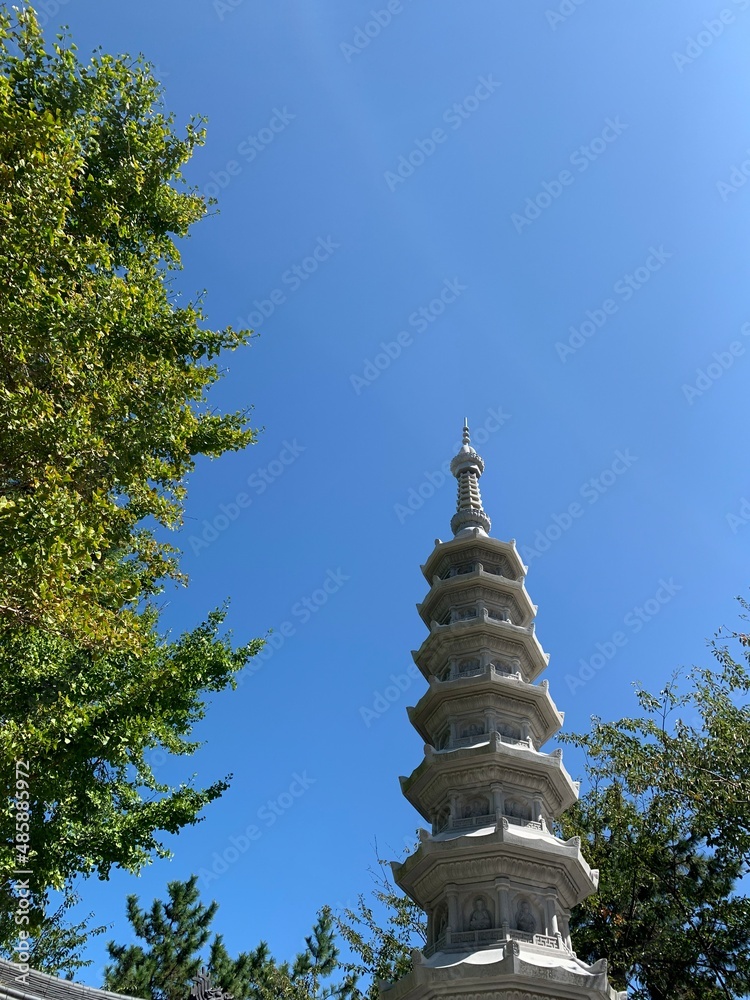 부산 태종대 석탑, 석조 불상, 태종사, 해안 사찰 / Taejongdae Stone Pagoda in Busan, Stone ...