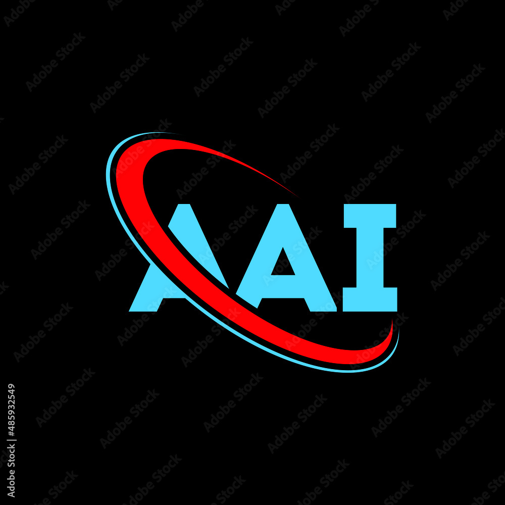 AAI logo. AAI letter. AAI letter logo design. Intitials AAI logo linked ...