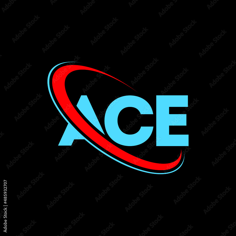 ACE logo. ACE letter. ACE letter logo design. Intitials ACE logo linked ...