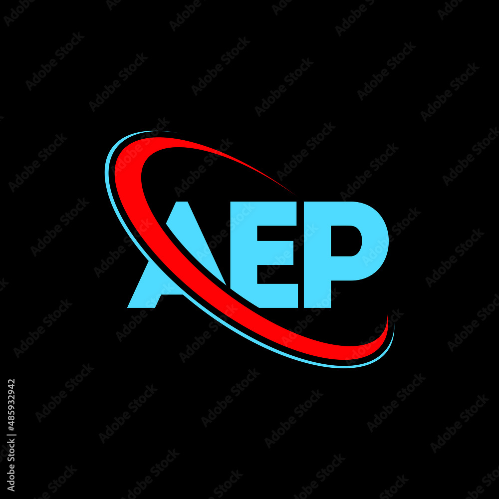 Vecteur Stock AEP logo. AEP letter. AEP letter logo design. Initials ...