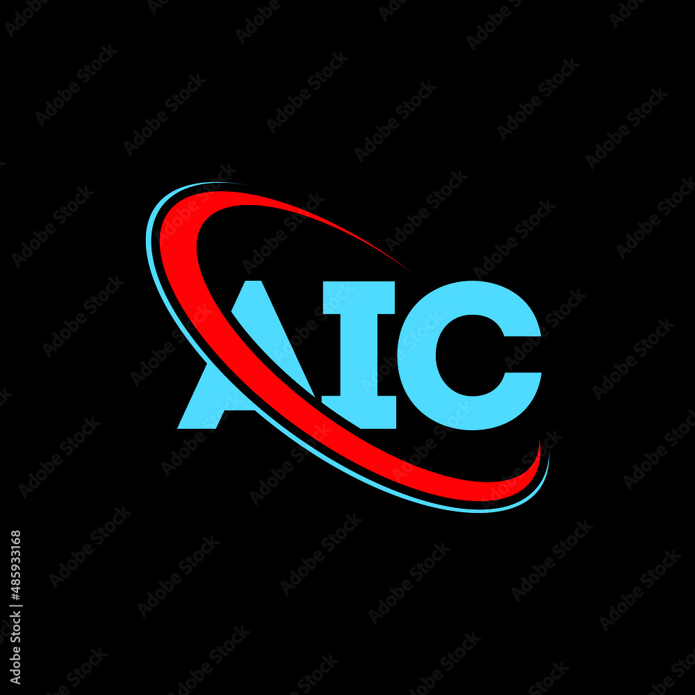 AIC logo. AIC letter. AIC letter logo design. Initials AIC logo linked ...