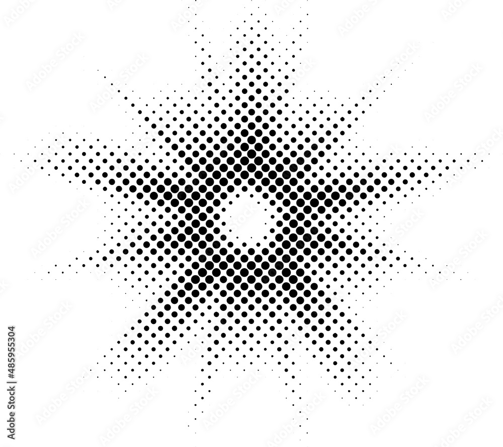 Halftone Background. Glowing light Halftone effect. abstract grunge ...