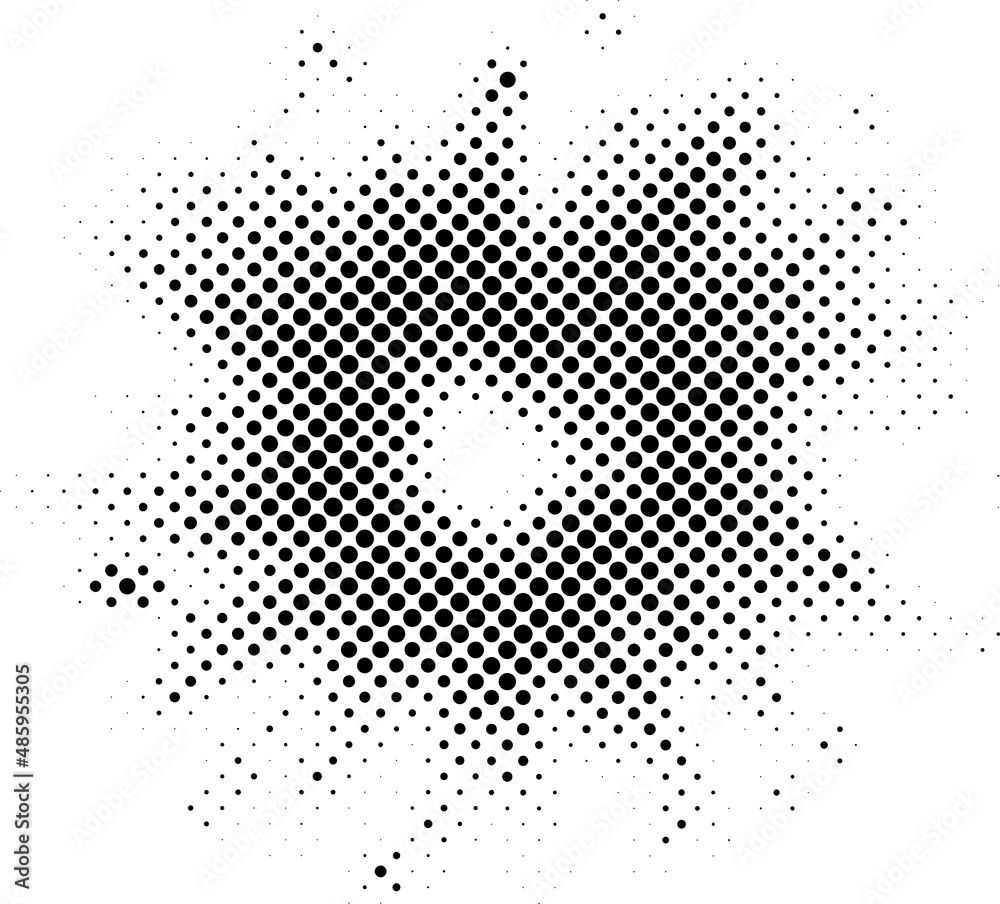 Halftone Background. Glowing light Halftone effect. abstract grunge ...