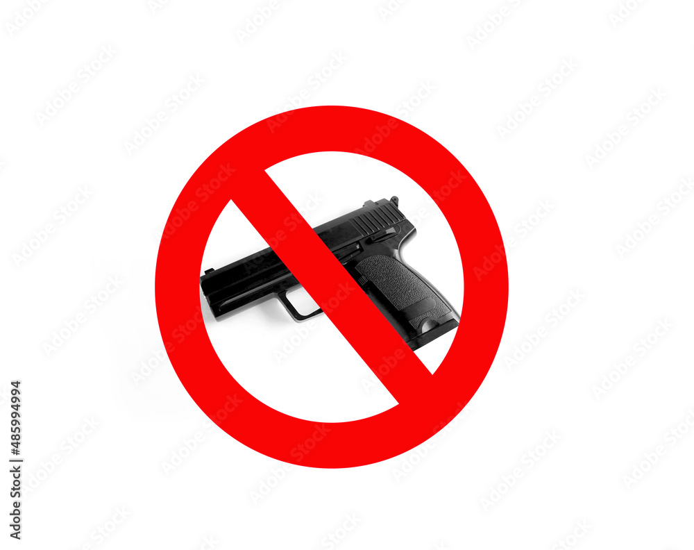 do not take gun sign on white background , Do not use Guns or Weapons ...