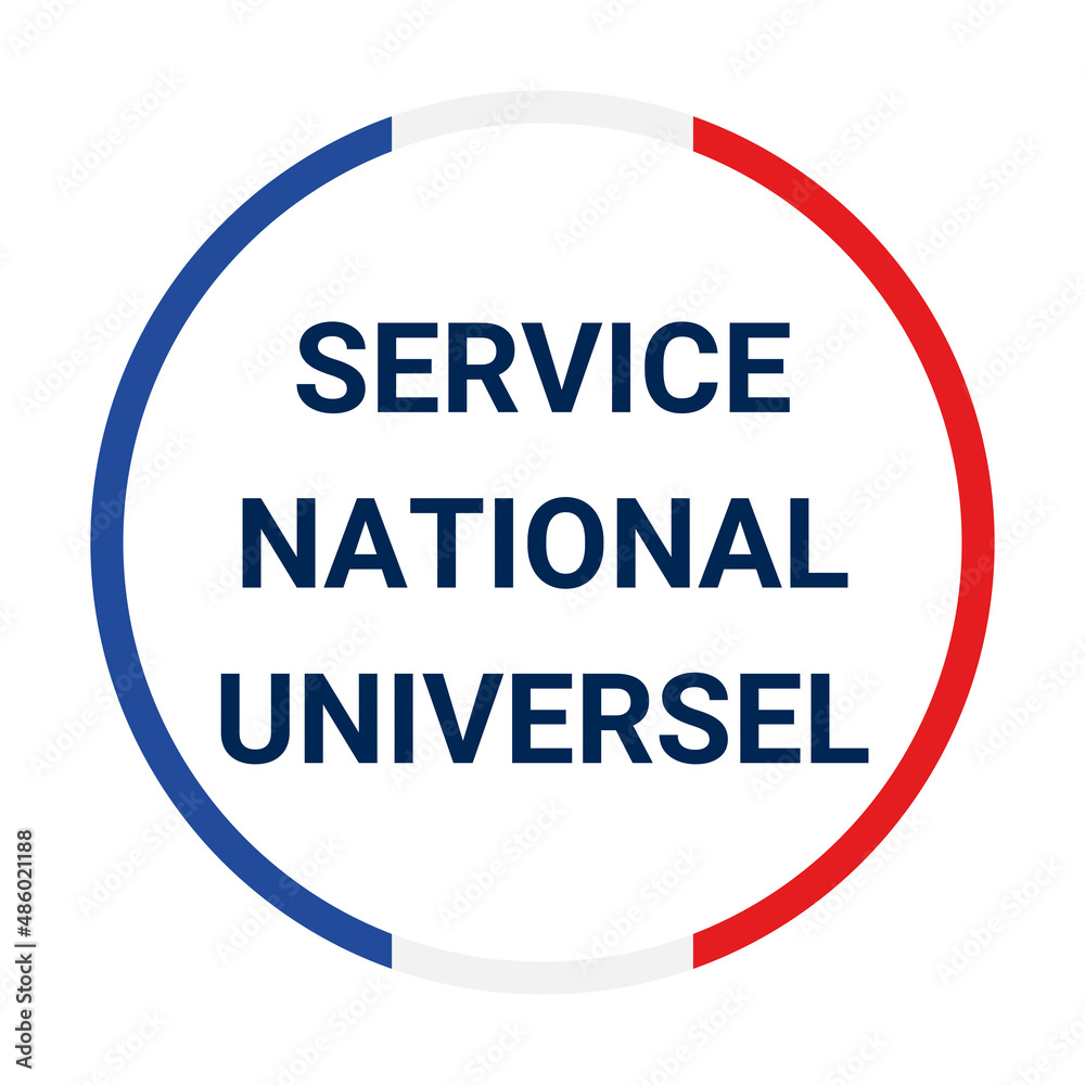 Symbole SNU, service national universel Stock Illustration | Adobe Stock