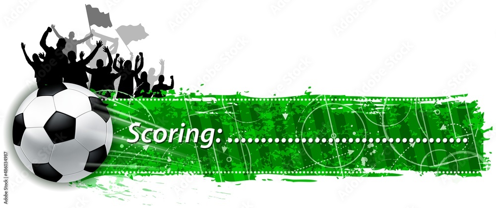 soccer final scoring Stock Vector | Adobe Stock