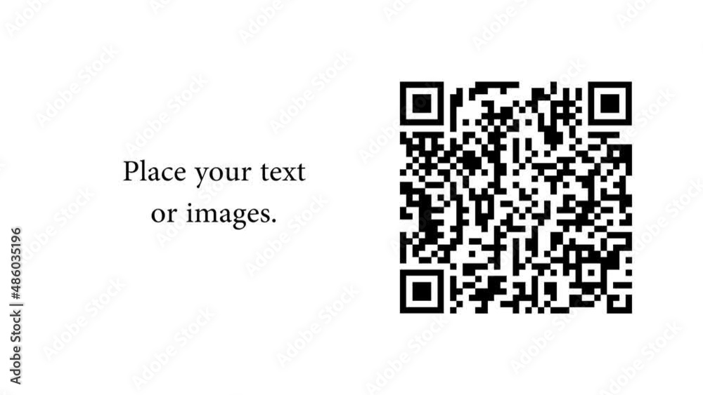 Sequence of QR codes on a white background. The QR codes encoded ...