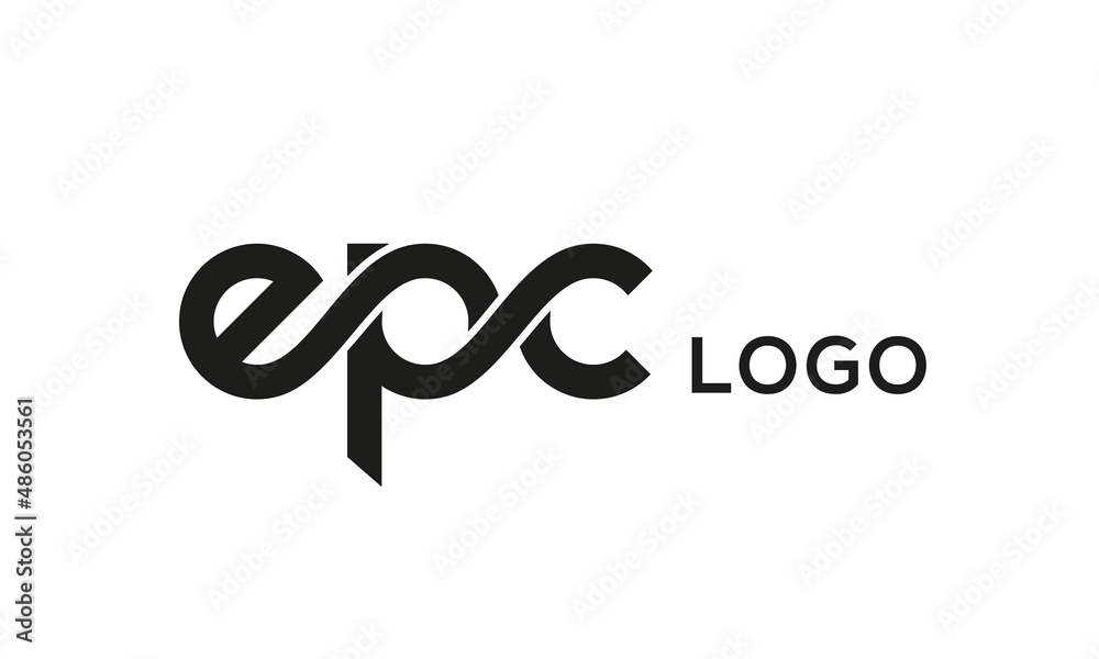 Letter EPC creative logo design vector Stock Vector | Adobe Stock
