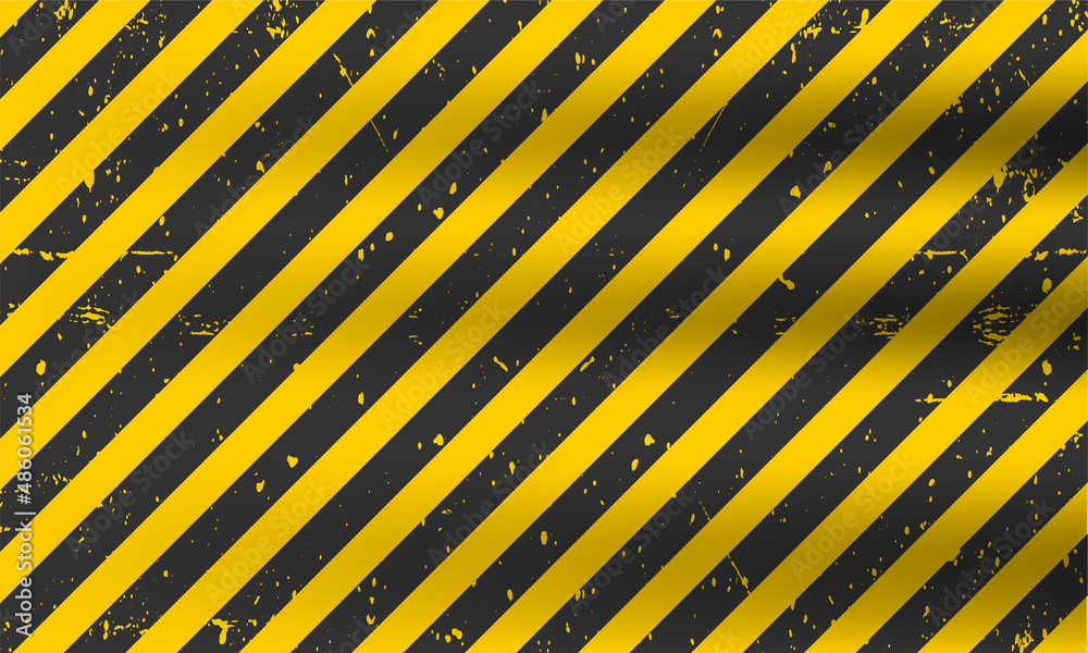 Black and Yellow diagonal stripes background with grunge texture for ... Black and Yellow diagonal stripes background with grunge texture for ...