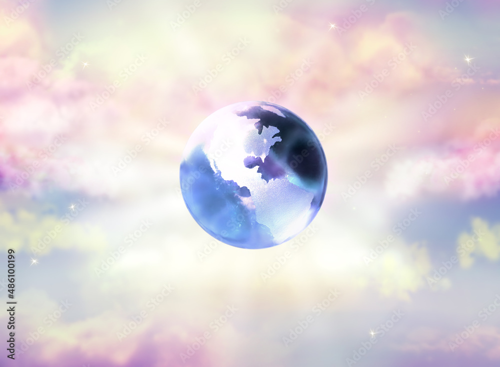 Earth Day or Environment Day concept. Clean air, World Ozone Day theme ...