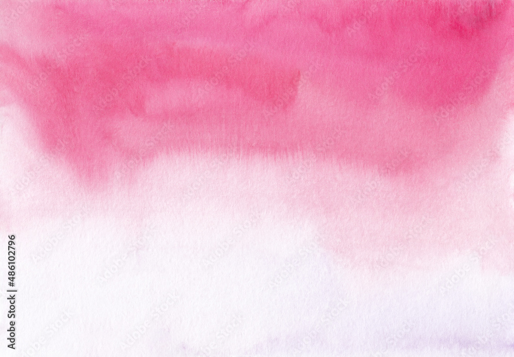 Watercolor pink and white ombre background texture. Rose color gradient ...