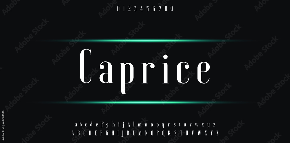 Vetor do Stock: CAPRICE Modern minimal abstract technology science ...
