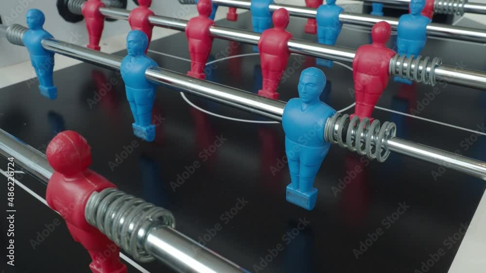 Table foosball soccer. Sport team football players game. Table football ...