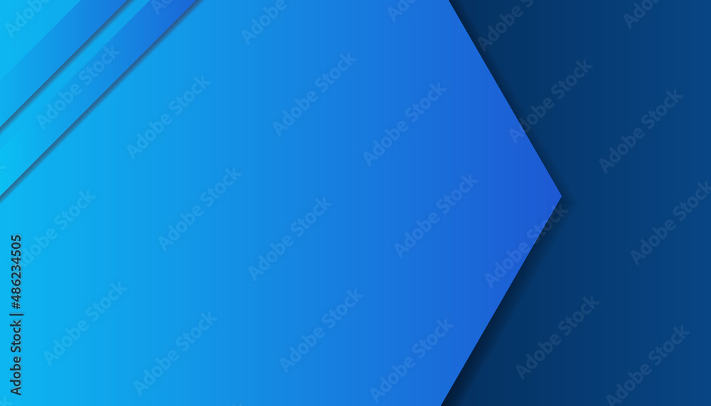 Modern simple 3D blue abstract background. Design for business card ...