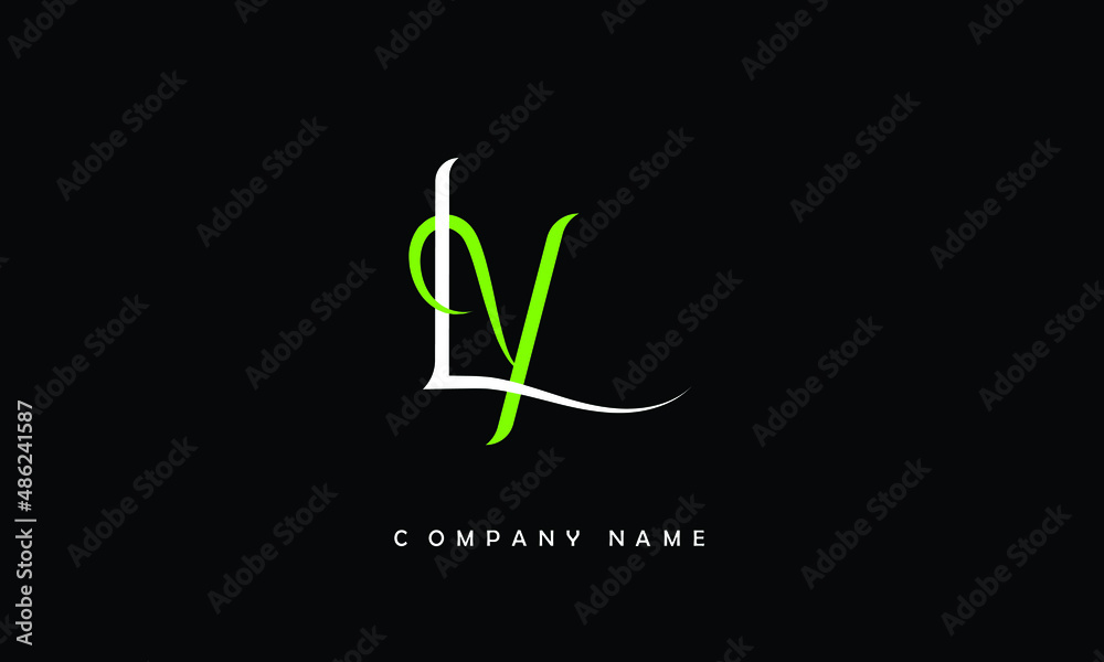 Vetor de YL, LY, Y, L Abstract Letters Logo Monogram do Stock | Adobe Stock