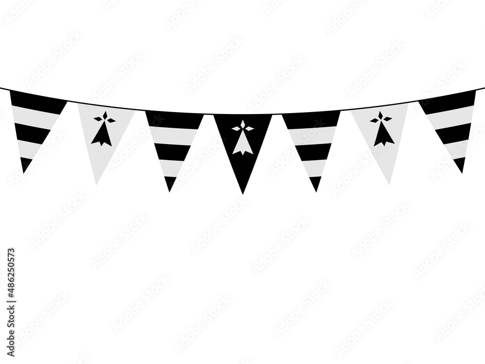 Guirlande breton, breizh, bretagne Stock Vector | Adobe Stock