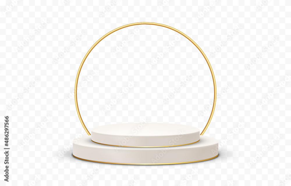 Vetor de Vector pedestal png. Pedestal with golden circle on isolated ... Vetor de Vector pedestal png. Pedestal with golden circle on isolated ...