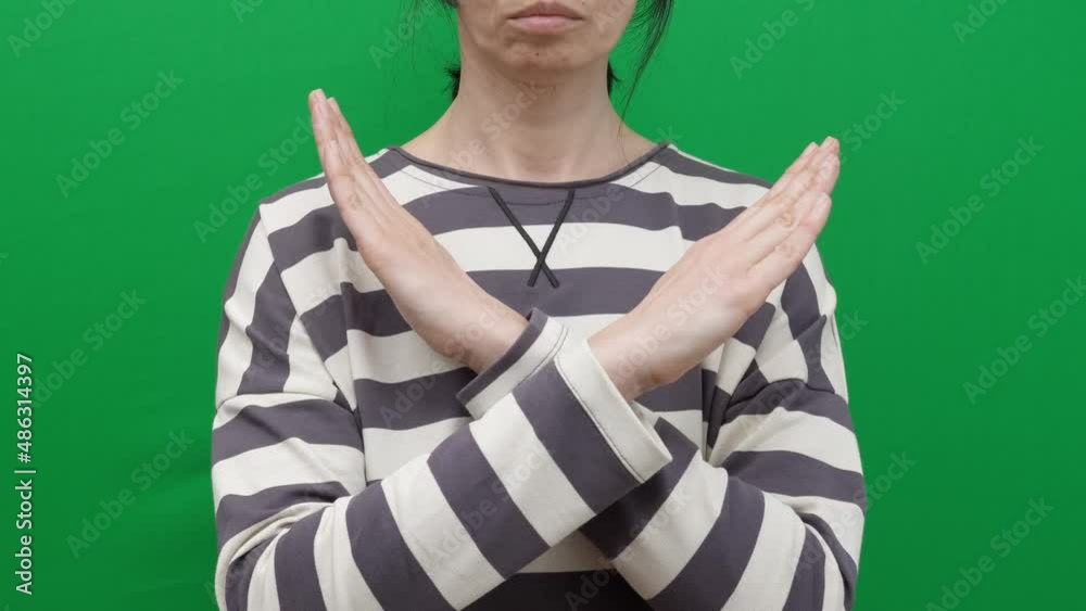 Crossed hands. Break the bias symbol of woman's international day ...