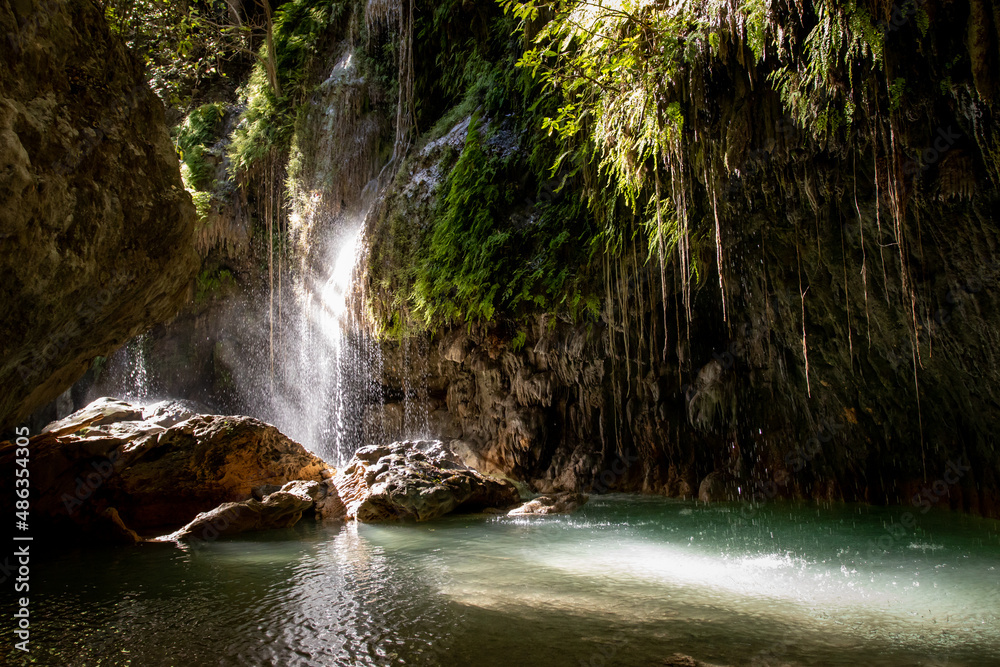 Cascadas de Comala, Chiquilistlan, Jalisco, Mexico Stock Photo | Adobe ...
