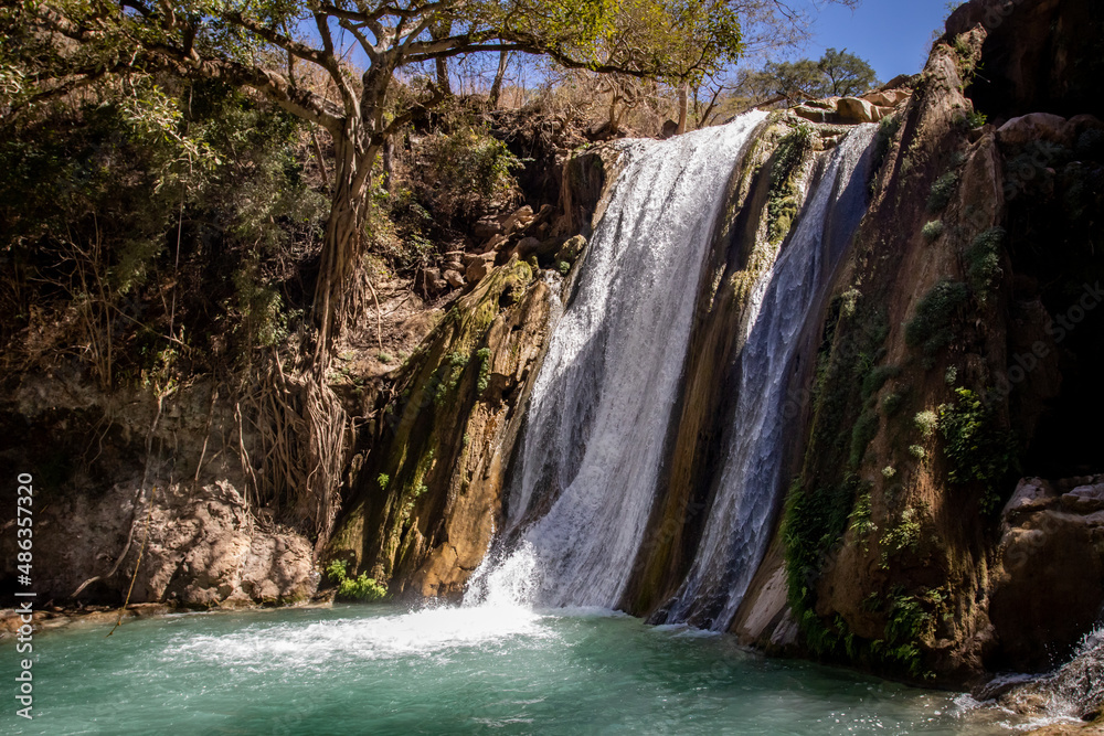 Cascadas de Comala, Chiquilistlan, Jalisco, Mexico Stock Photo | Adobe ...