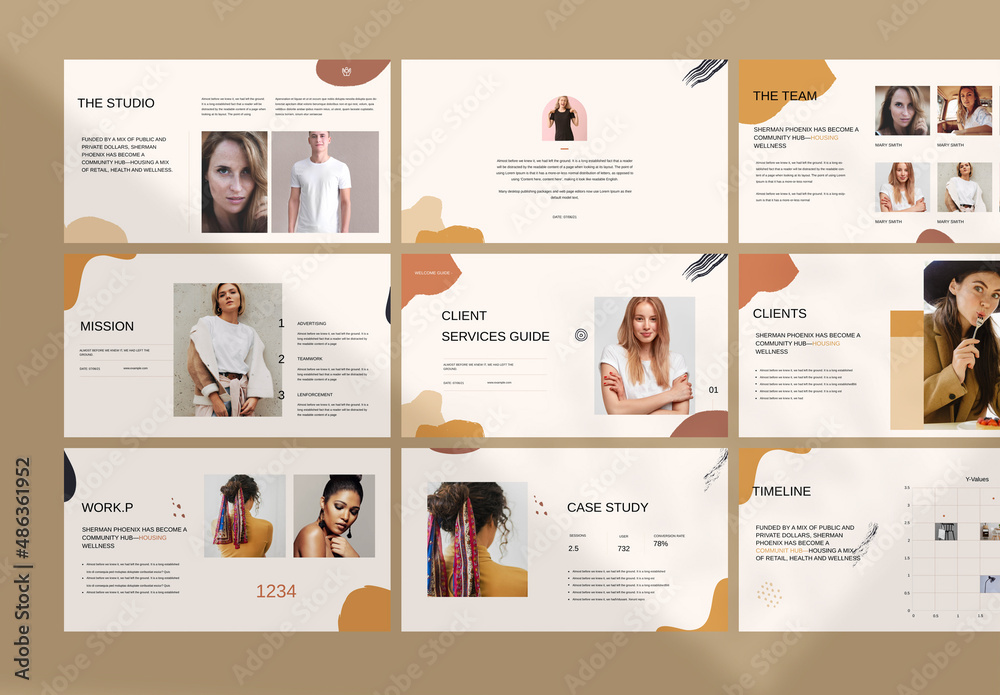 Client Welcome and Services Guide Stock Template | Adobe Stock