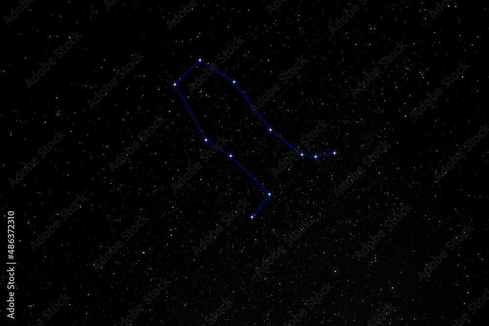 nightscape, night full of stars, view into a bright night sky of the ...