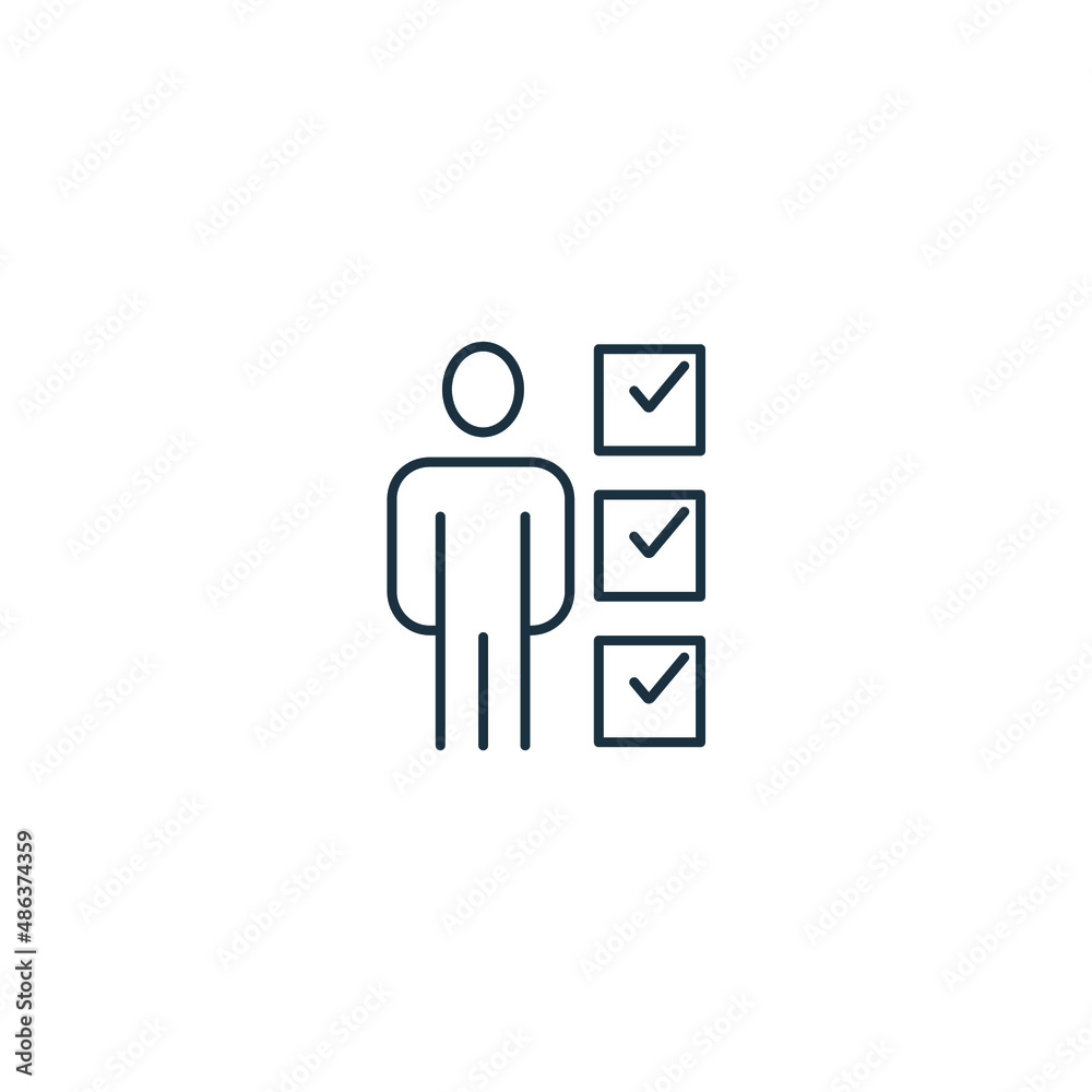 candidate icons symbol vector elements for infographic web Stock Vector ...