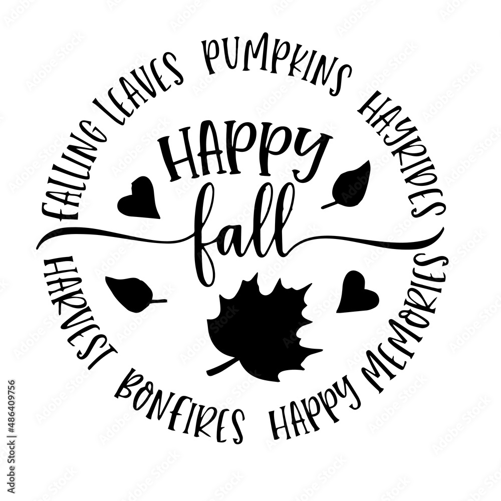happy fall, falling, leaves, pumpkins, hayrides, happy memories ...