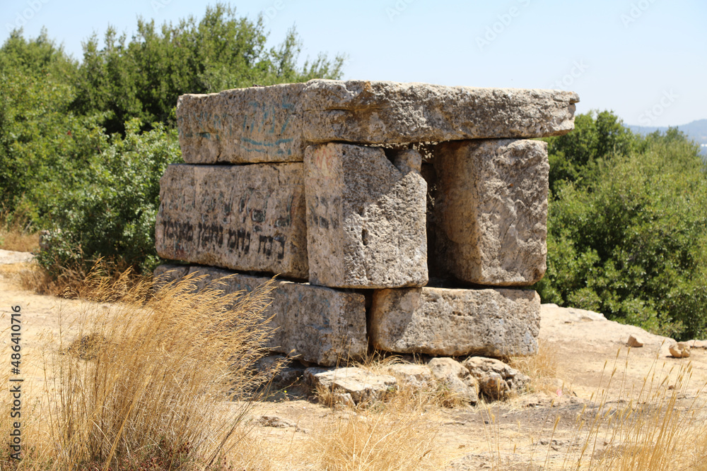 Mausoleum with two loculus graves dated to the Late Roman and Early ...