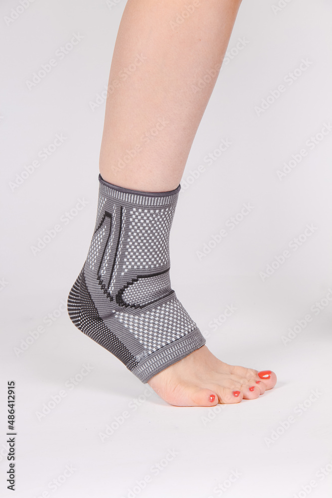 Orthopedic Ankle Brace. Medical Ankle Bandage. Medical Ankle Support ...