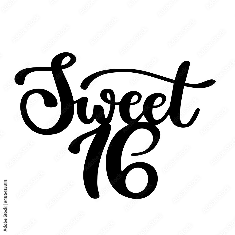 sweet 16 inspirational quotes, motivational positive quotes, silhouette ...